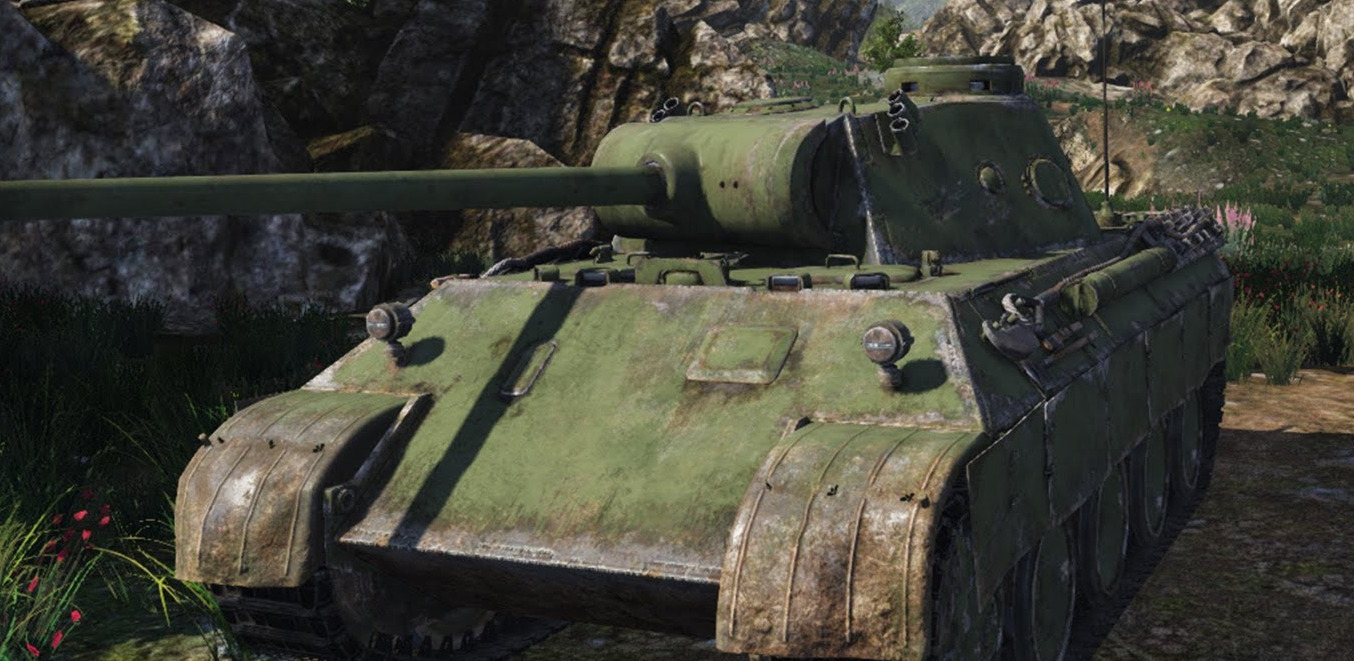 RAL 6003 base-color for late-war German vehicles - Skins - War Thunder ...