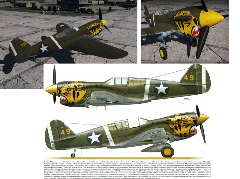 343rd Fighter Group Aleutian Tiger - Dywizjony - War Thunder - Official ...