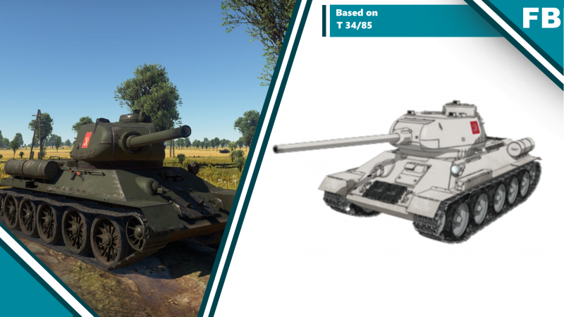 陆军 - T-34-85/D-5T | 战雷涂装中文网-四川嘉裕锦科技